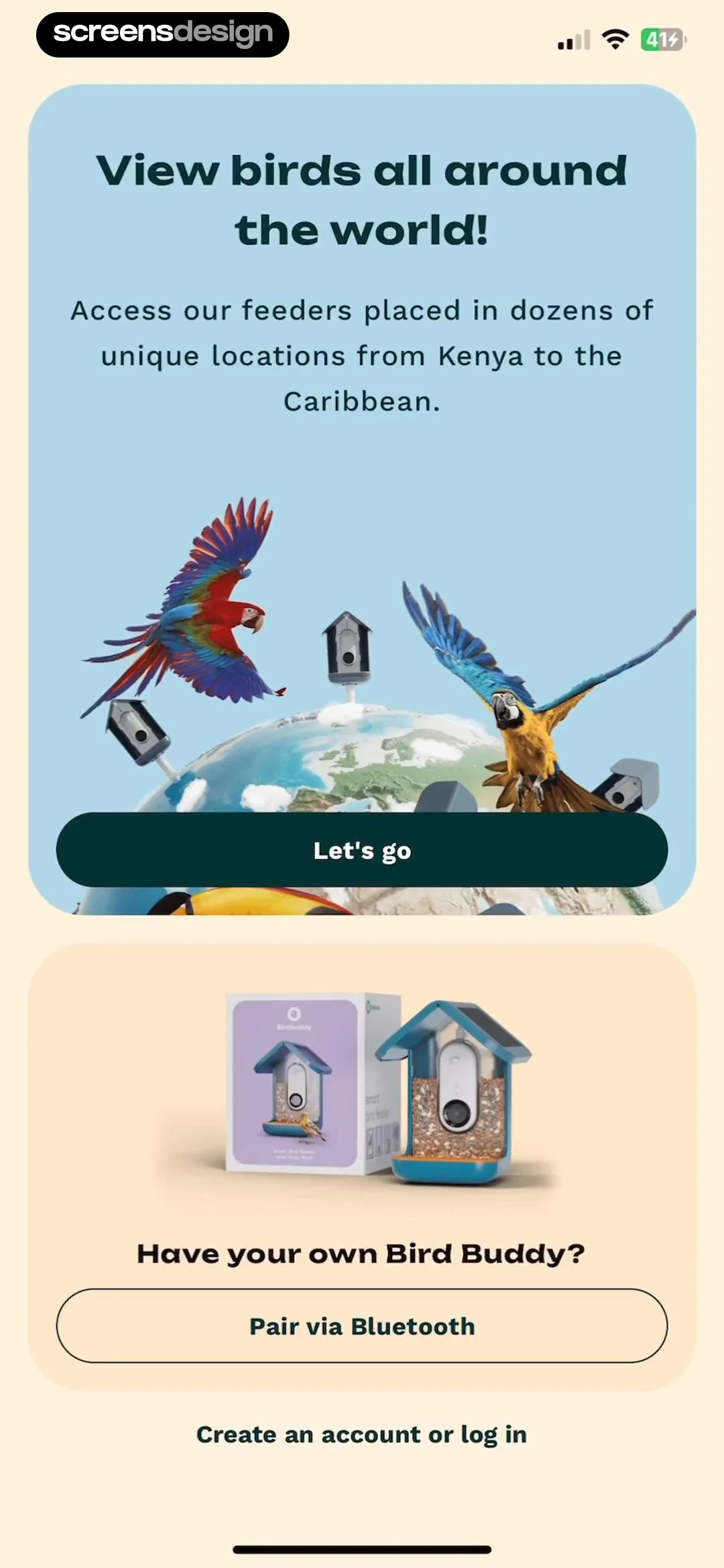Bird Buddy: Tap Into Nature | ScreensDesign